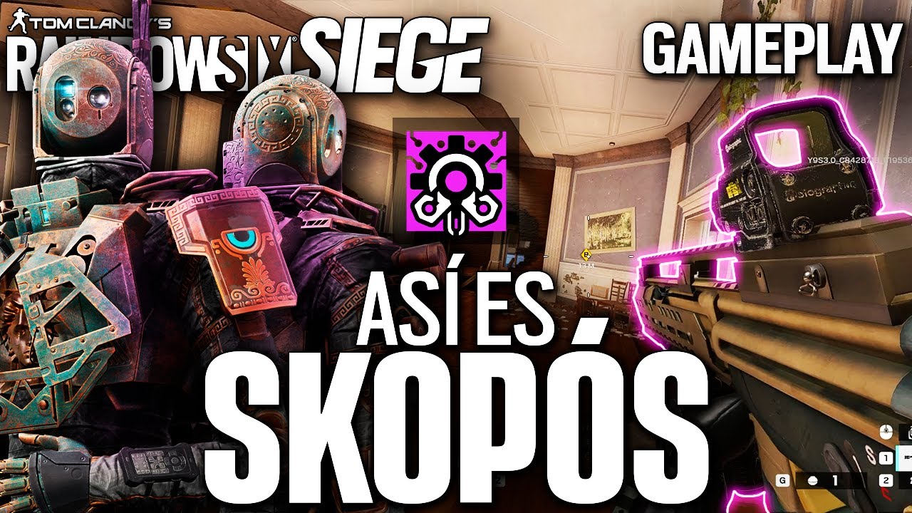 ASÍ es SKOPÓS y sus AUTÓMATAS GEMELOS | Rainbow Six Siege Gameplay ...