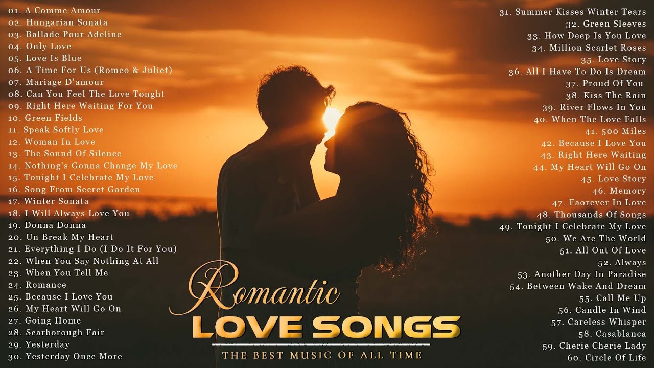Relaxing Beautiful Love Songs of 70s 80s 90s Playlist - Greatest Hits ...