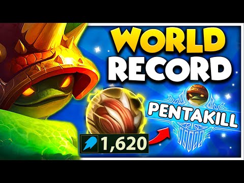 *0.1 SECOND PENTAKILL* I made Rammus a 1,620 AP NUKE (10k DMG 1 SECOND)