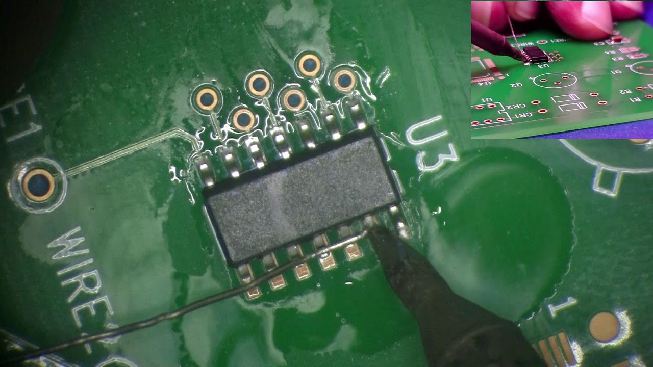 How to Solder an SOIC - YouTube
