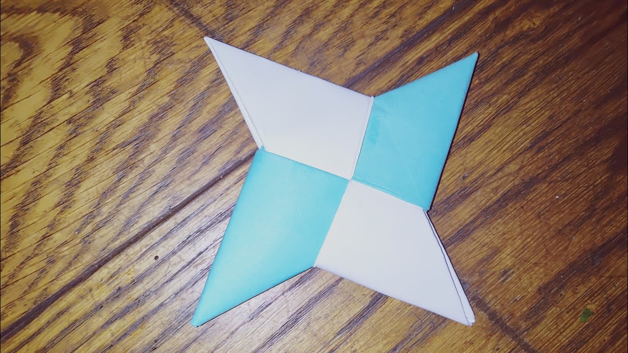 How to make a Ninja Star using paper. #Origami. Origami is awesome ...