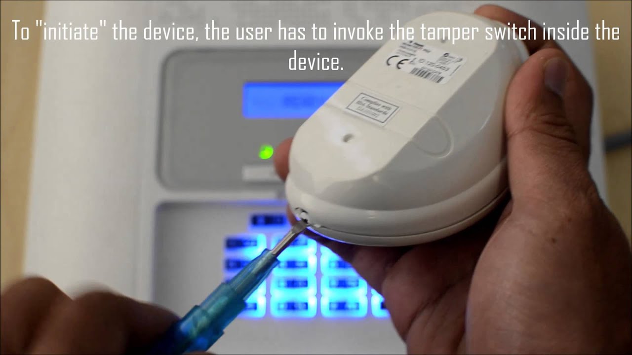 Visonic Powermaster-30: How to Enroll a device by Serial ID - YouTube