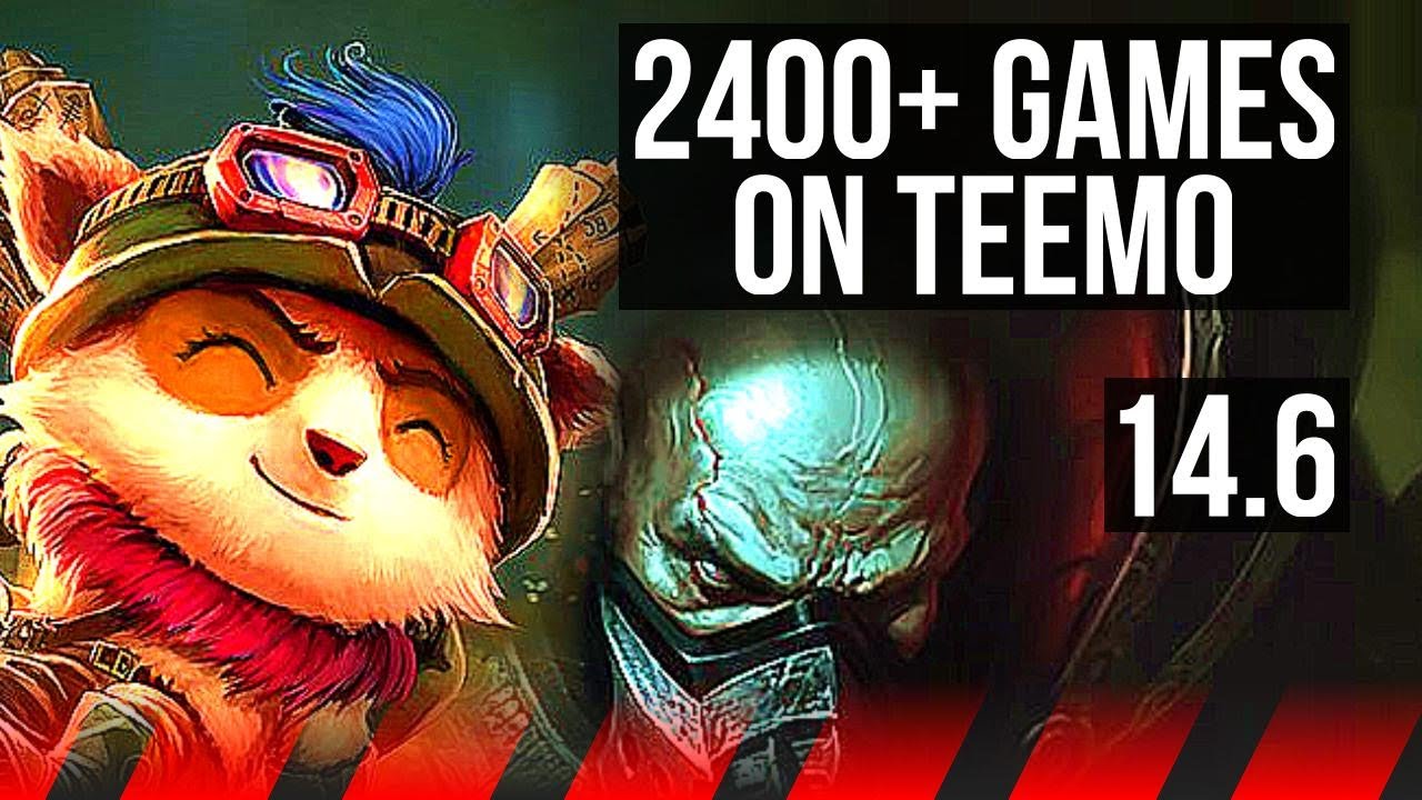 TEEMO vs URGOT (TOP) | 2400+ games, 6/0/0, Dominating | EUW Master | 14 ...