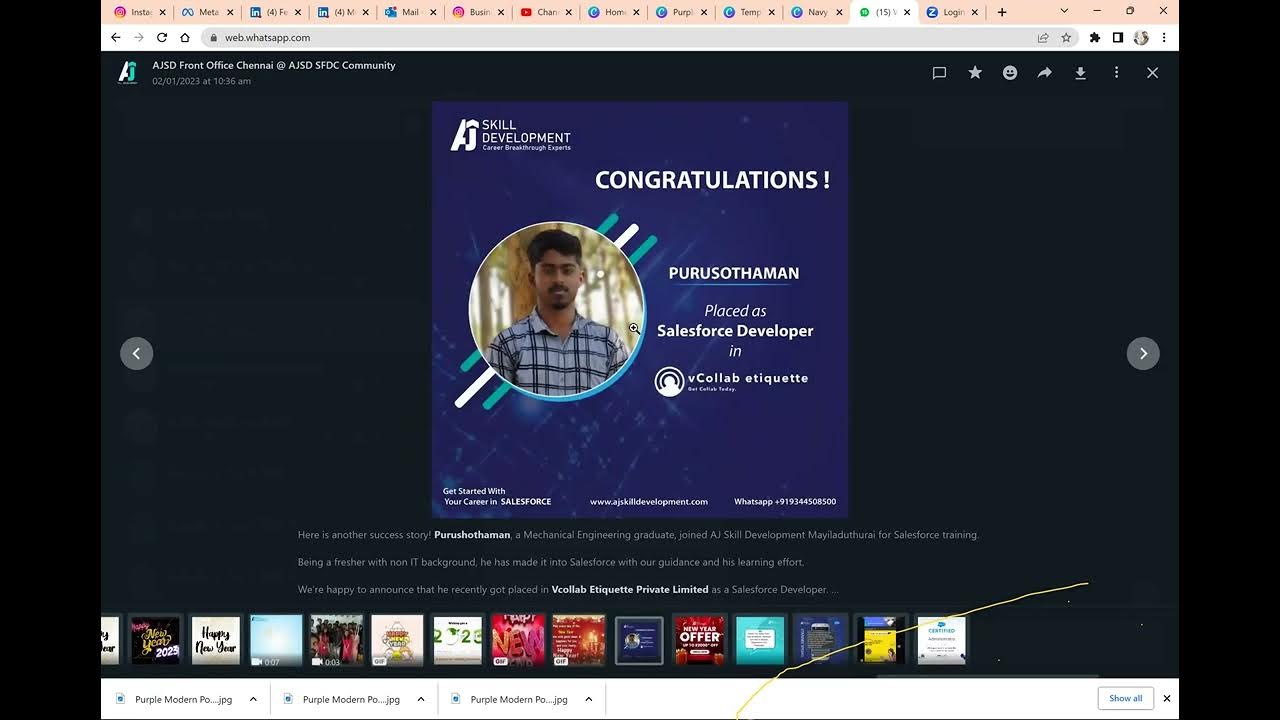 Salesforce Career guidance & study tips in Tamil | Salesforce தமிழ் | AJ Skill Development - YouTube