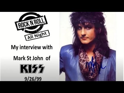 My interview with Mark st John of KISS 9 26 99 - YouTube