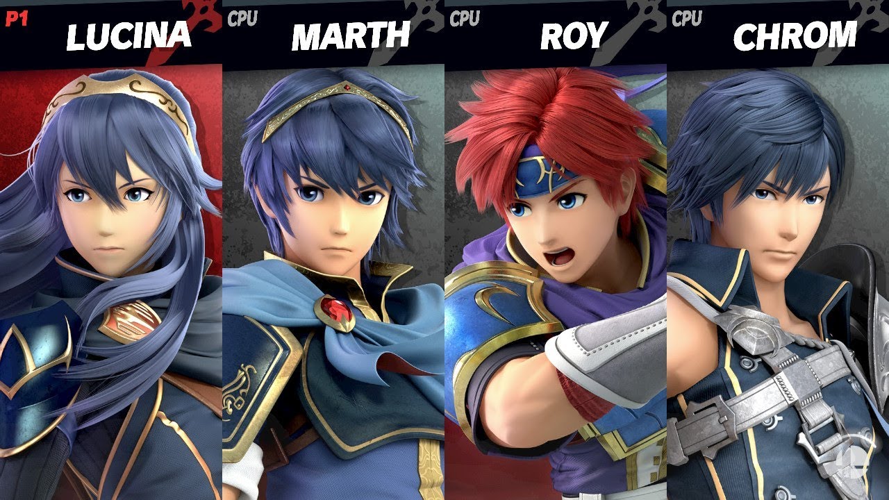 Lucina And Marth Smash Bros
