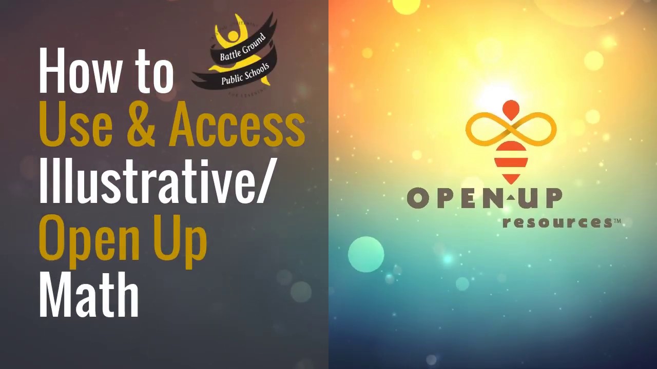 How to Use Illustrative/Open Up Math - YouTube