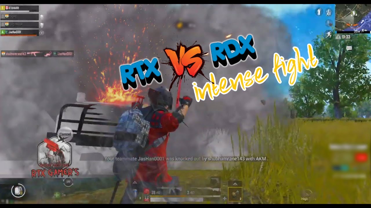 RTX VS RDX INTENSE FIGHT - M24 HEADSHOTS + GRENADE FIRING - YouTube