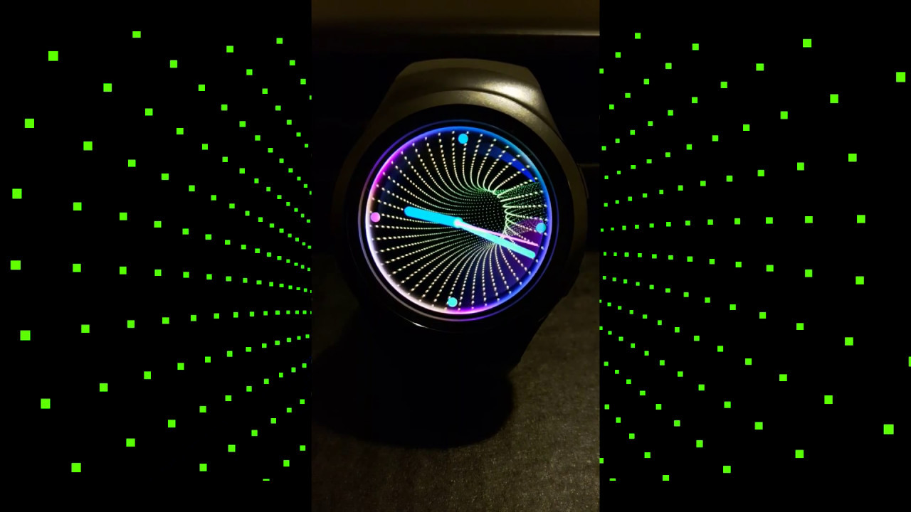 3D Animated Watchface Samsung Gear S2 S3 Vortex Tunnel - YouTube