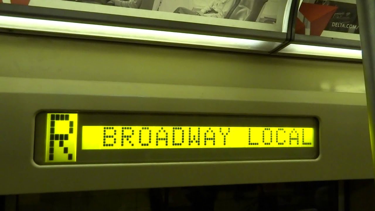 NYC Subway: Original R46 (R) Destination Sign To Bay Ridge-95th Street ...