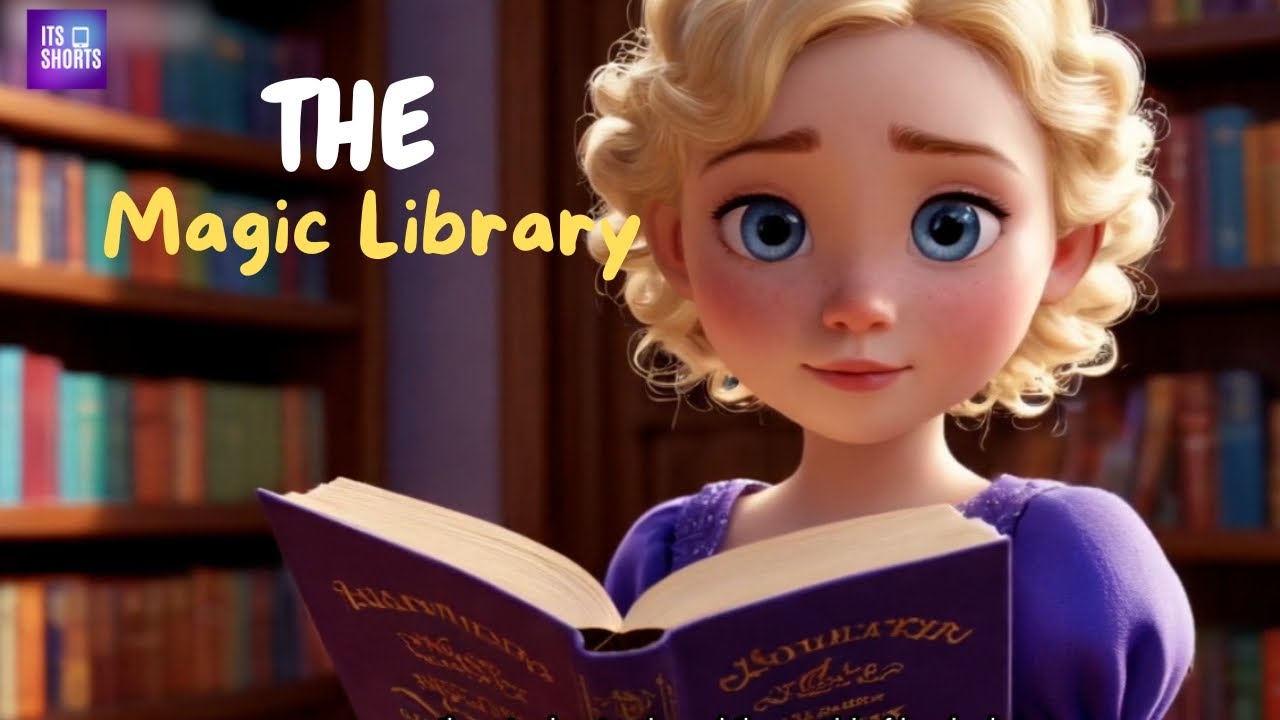 The Magic Library | English Cartoon | Its short #kidsstory #kidsvideo - YouTube