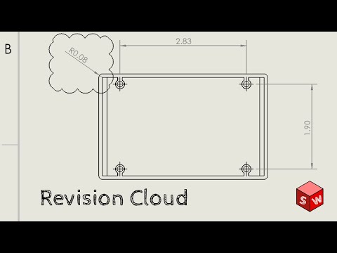 How to Add Revision Cloud | Beginner Solidworks Tutorial - YouTube