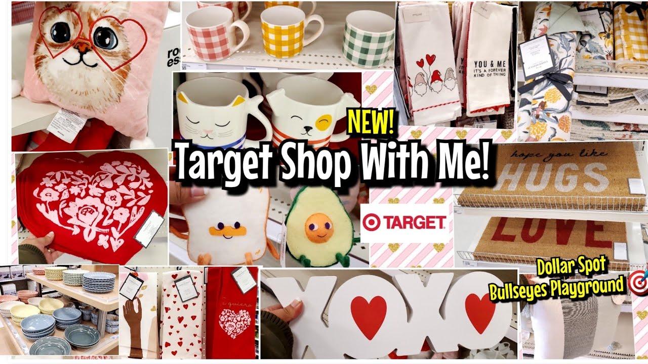 CUTE! TARGET SHOP WITH ME 2022! VALENTINES DAY & SPRING . DOLLAR SPOT ...