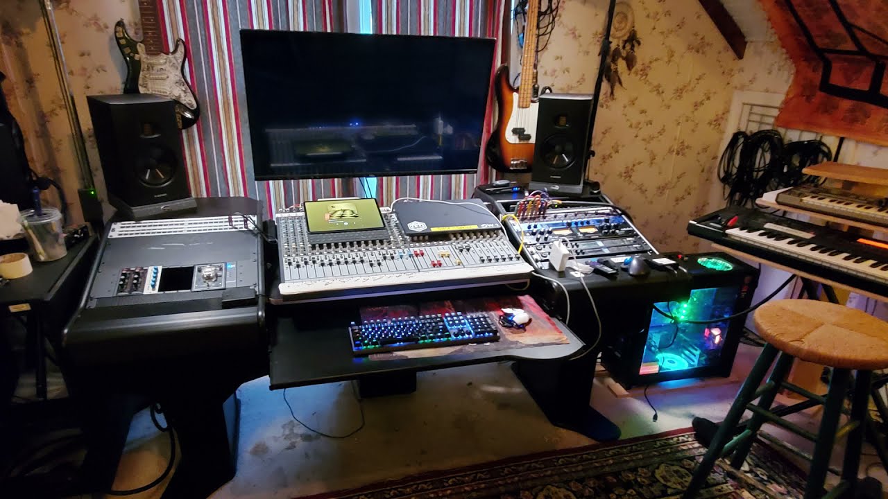 Rebuilding the studio around the RAB Audio Desk. - YouTube
