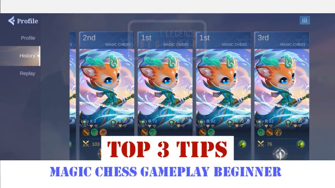 Top 3 Tips | Magic Chess Gameplay Mobile Legends Beginner - YouTube