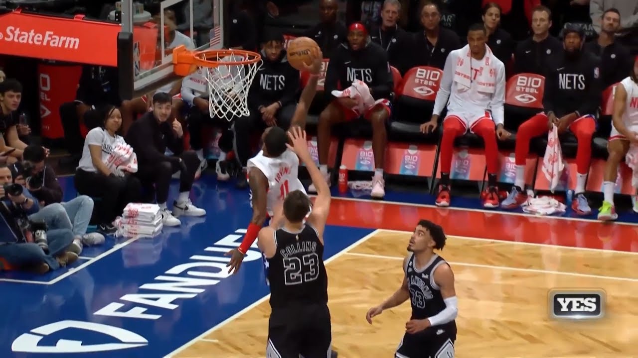 KYRIE Shocks EVERYONE with this INSANE Putback Dunk!! - YouTube