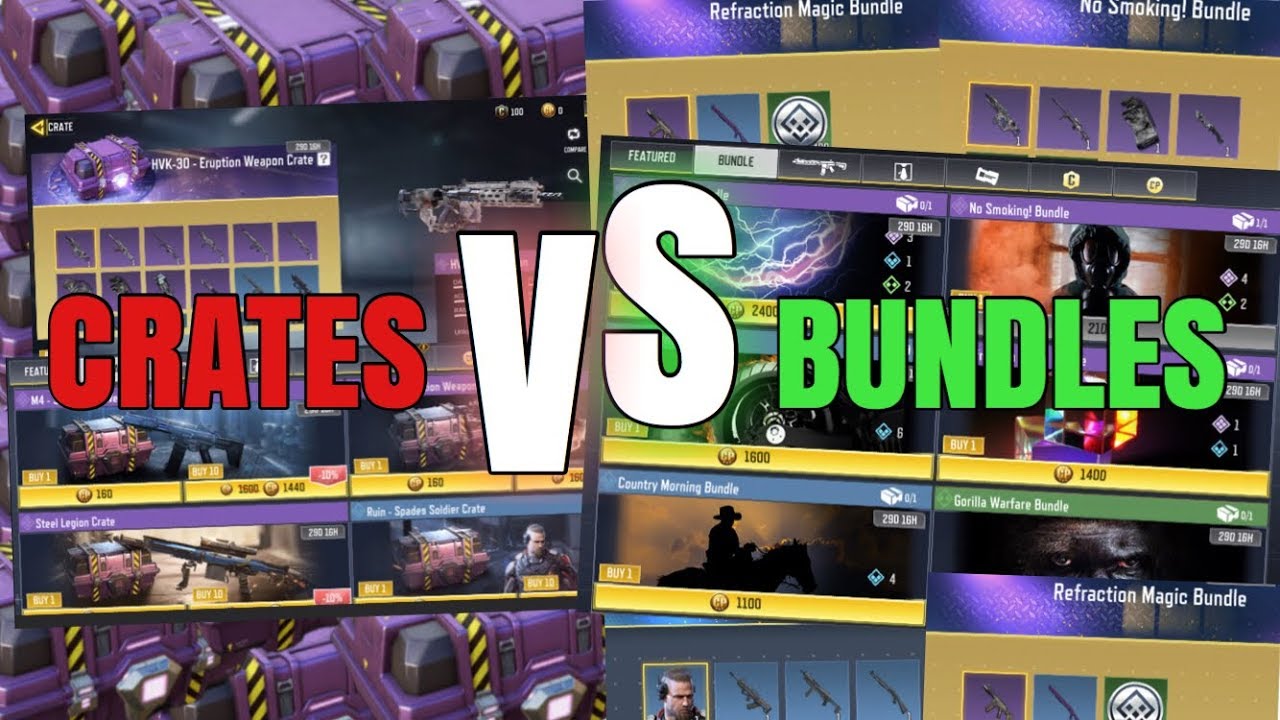 CRATES VS BUNDLES! WHY SOME PEOPLE HAVE CRATES AND OTHERS GOT BUNDLES ...