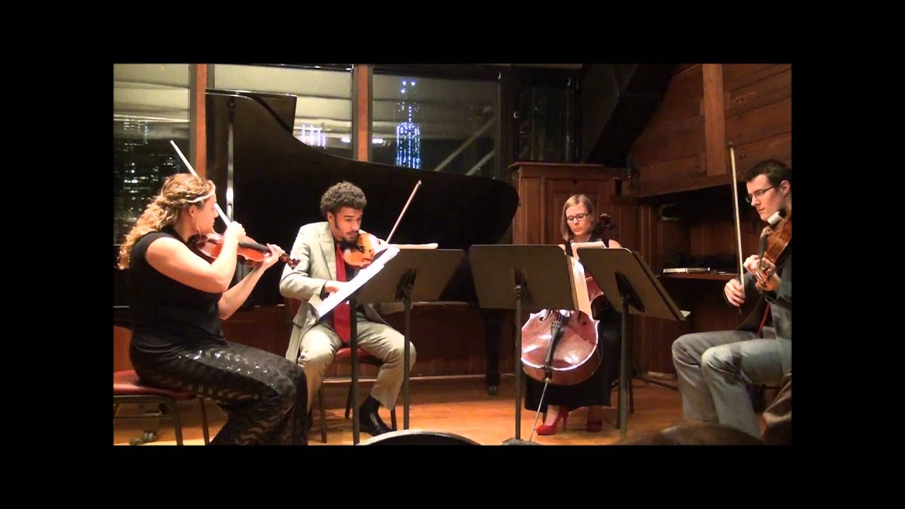 PUBLIQuartet plays Richard Brooks' String Quartet No. 3. - YouTube