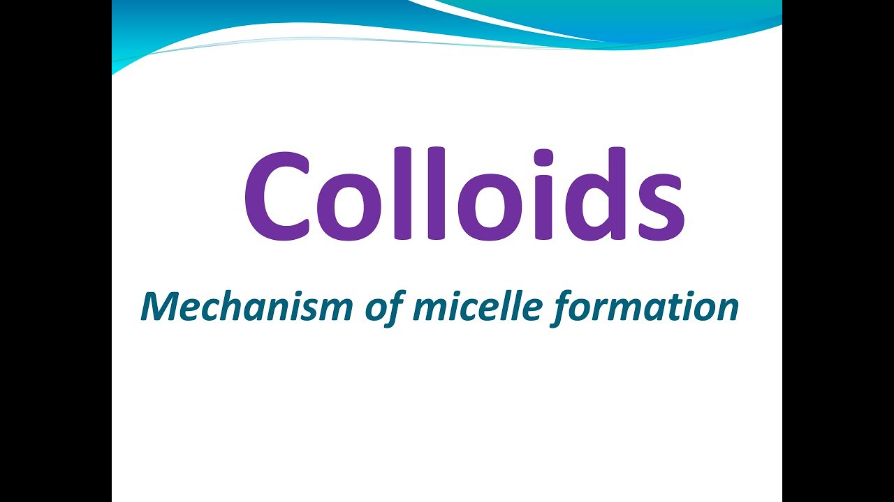 Colloids - Mechanism of Micelle formation ( Class 12 Malayalam ) - YouTube