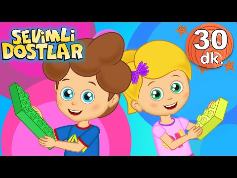 Oyuncak şarkısı ve devamında 30 dk Sevimli Dostlar Bebek Şarkıları | Adisebaba TV kids songs
