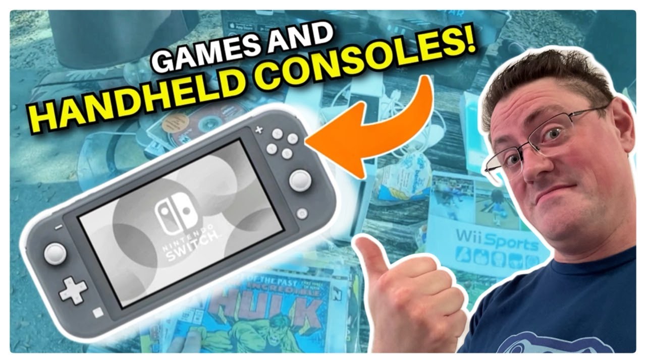 Flea Market Hunt - HANDHELD CONSOLES! - Live Video Game Hunting - YouTube