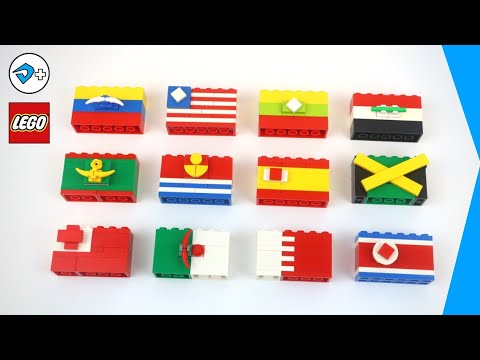 LEGO BANDEIRAS DO MUNDO parte 8 - YouTube