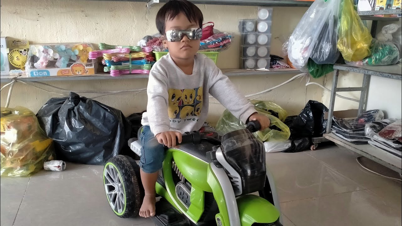 JoJo ride motor in home - YouTube