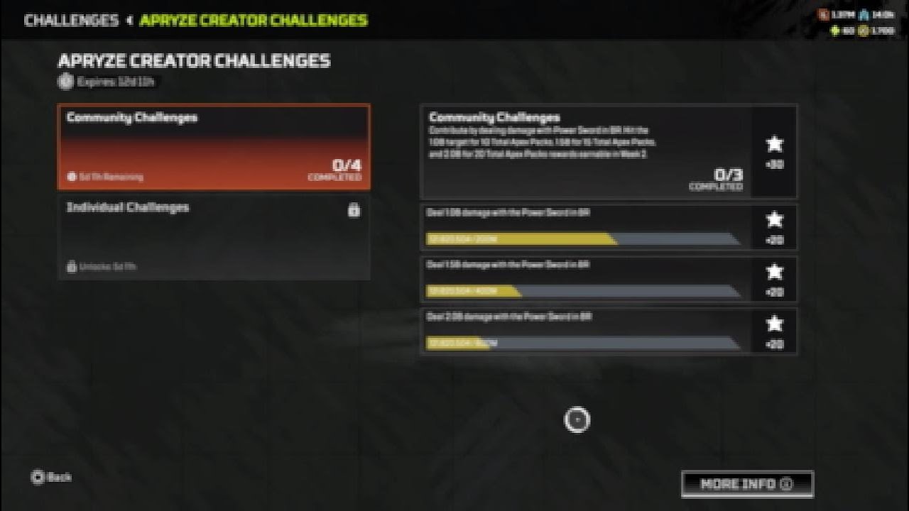 Apex Legends Apryze Community Creator Challenges UPDATED Made Easier ...