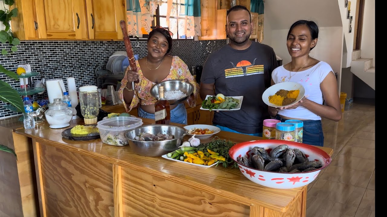 From MON REPOS Market To The Kitchen #HASSAR CURRY - YouTube