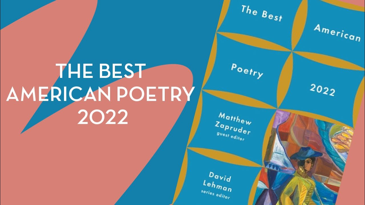 The Best American Poetry 2022 (September 15, 2022) - YouTube