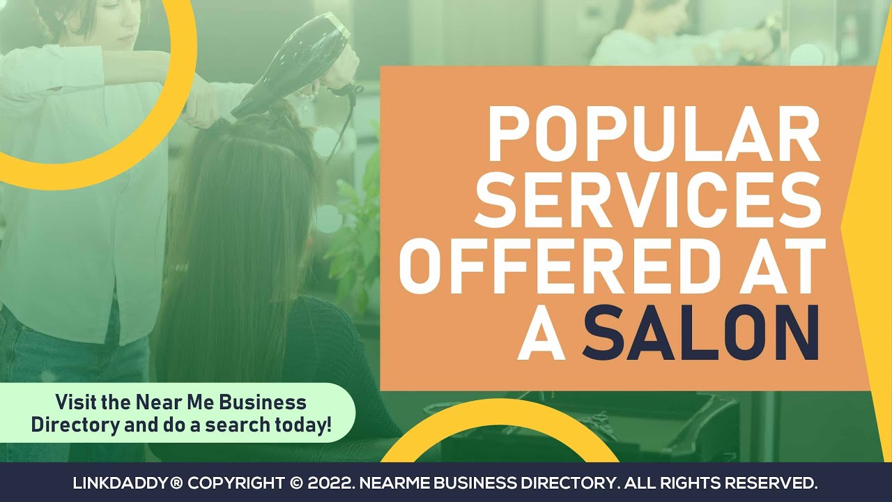 Popular Services Offered at a Salon - YouTube
