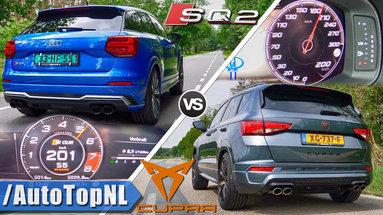 Audi SQ2 vs Cupra Ateca | ACCELERATION 0-100km/h 100-200km/h POV ...