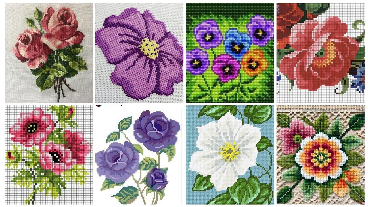 Very Beautiful & Stunning Cross stitch patterns ideas - YouTube