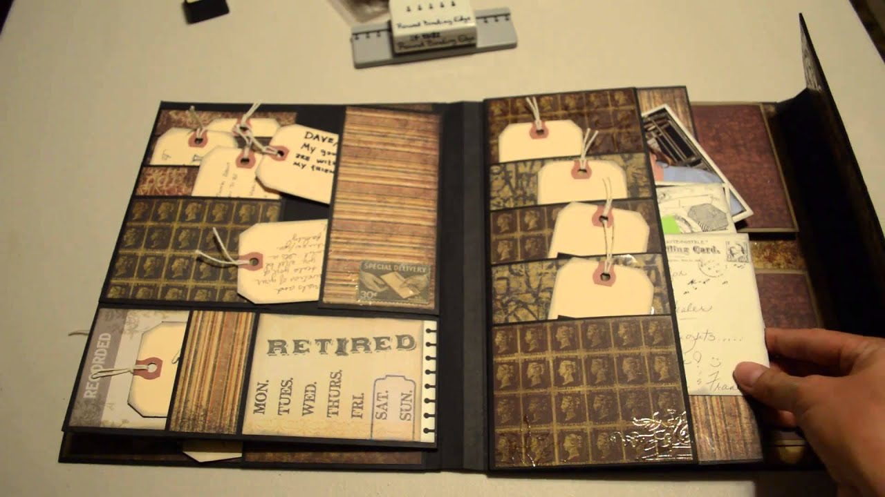 Special Delivery Photo Folio decorated with photos - YouTube