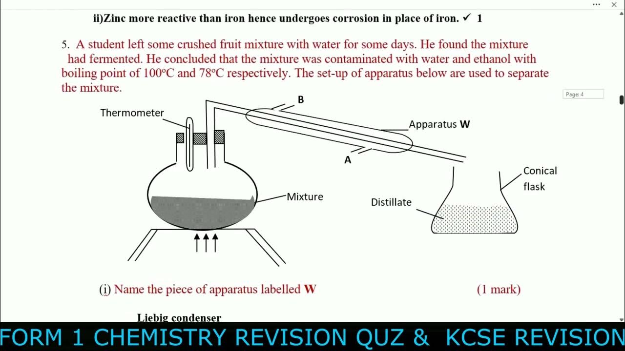 Full Paper Exam/Paper | Form 1 Chemistry | Revision | KCSE Revison Chem ...