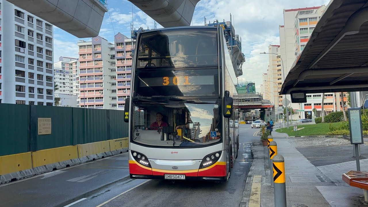 SMRT Buses Alexander Dennis Enviro500 MMC (Batch 1) SMB5047T on Feeder ...