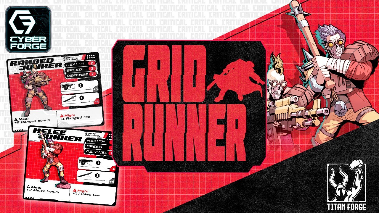 Grid Runner Intro - New Solo Adventure Game by Cyber Forge - YouTube