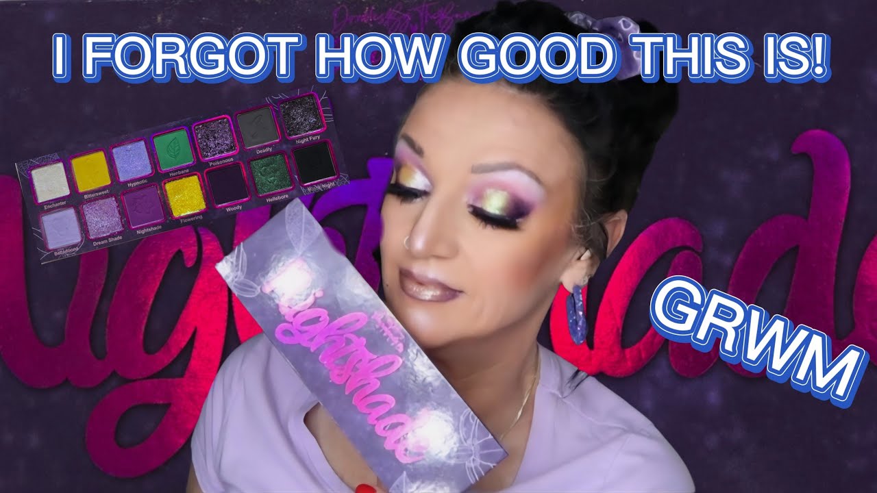 NIGHTSHADE EYE LOOK GLAM PERFECTION | NIGHTSHADE PALETTE MAKEUP ...