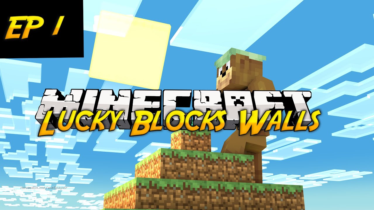 Minecraft Mini-Game Lucky Block Walls "I am so LUCKY!" - YouTube