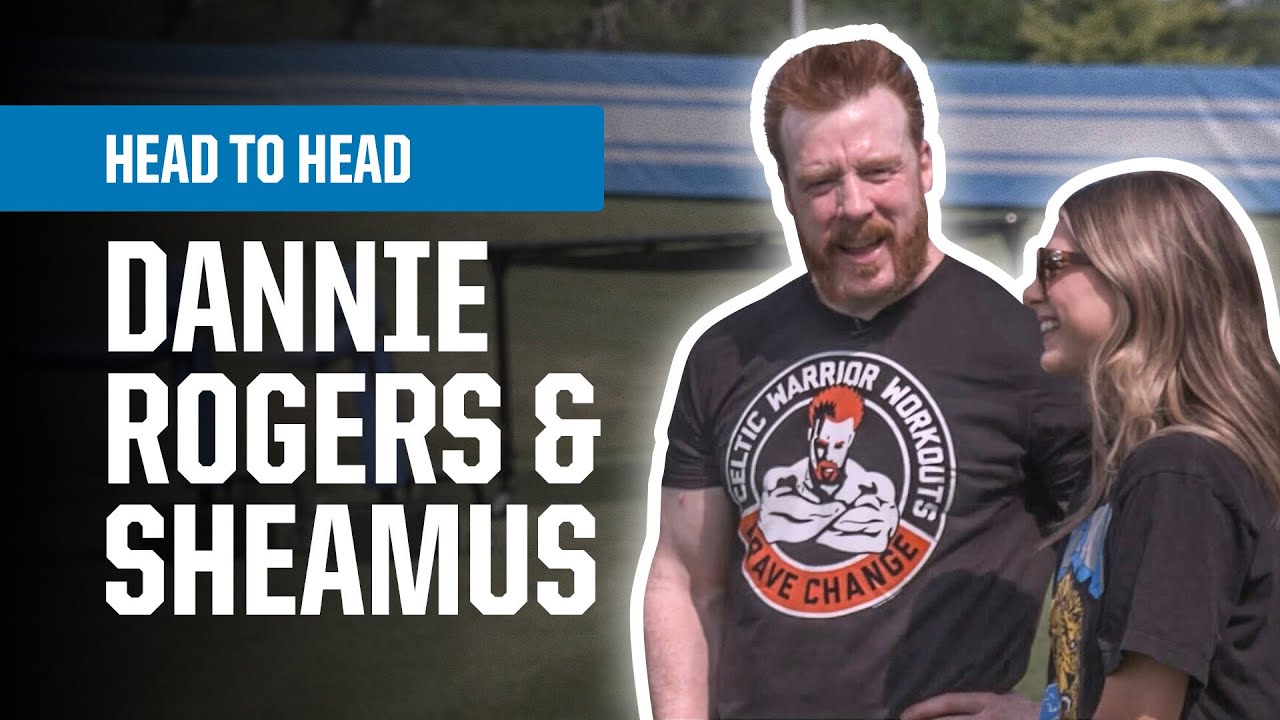 Dannie Rogers goes head to head with WWE Superstar Sheamus ...
