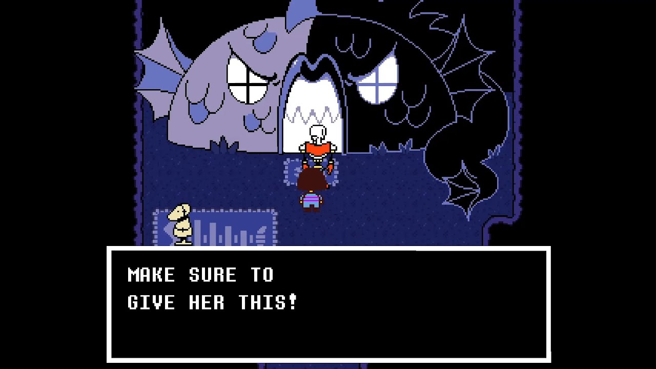 Undertale - Papyrus Dialogue No Font, Sound, or Icon Glitch - YouTube