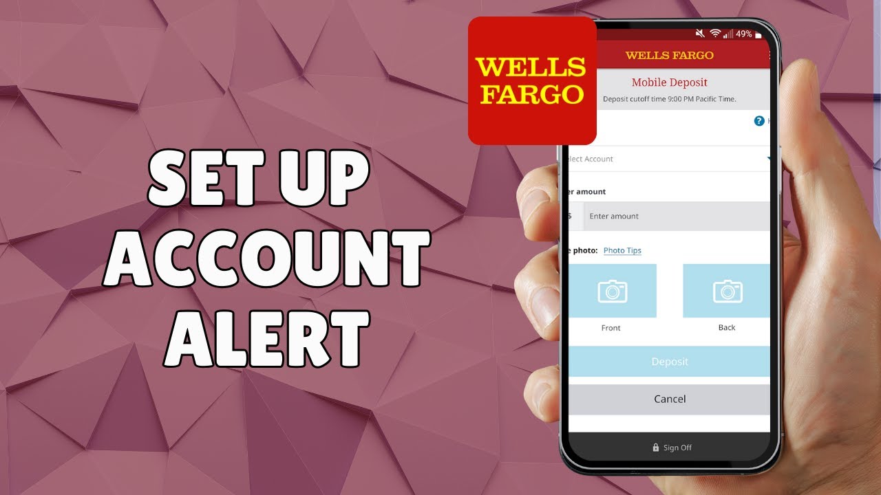 HOW TO SETUP WELLS FARGO ACCOUNT ALERT - YouTube