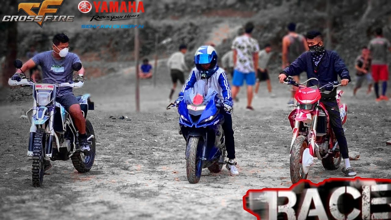 Crossfire Vs R15v3 Race|GR7,RM250,R15v3|Must Watch🔥🇳🇵 - YouTube