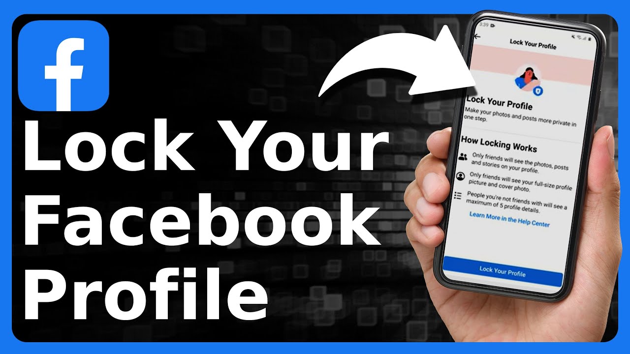 How To Lock Facebook Profile - YouTube