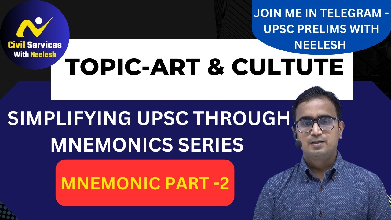 Mnemonics Series for UPSC| MNEMONIC PART 2 | SIMPLYFYING UPSC #ias # ...
