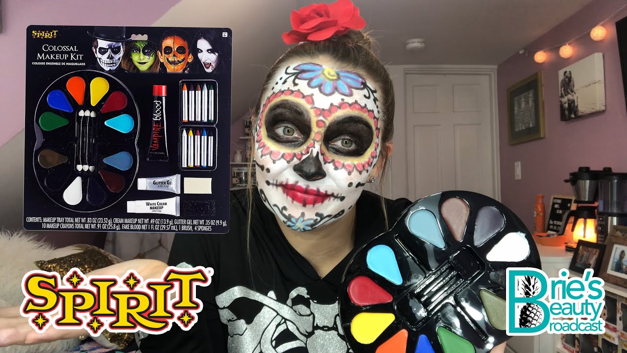 Spirit Halloween Makeup Review - Day of the Dead | Brie's Beauty ...
