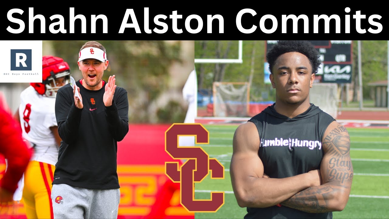 Shahn Alston Commits To USC | USC Football Recruiting News - YouTube