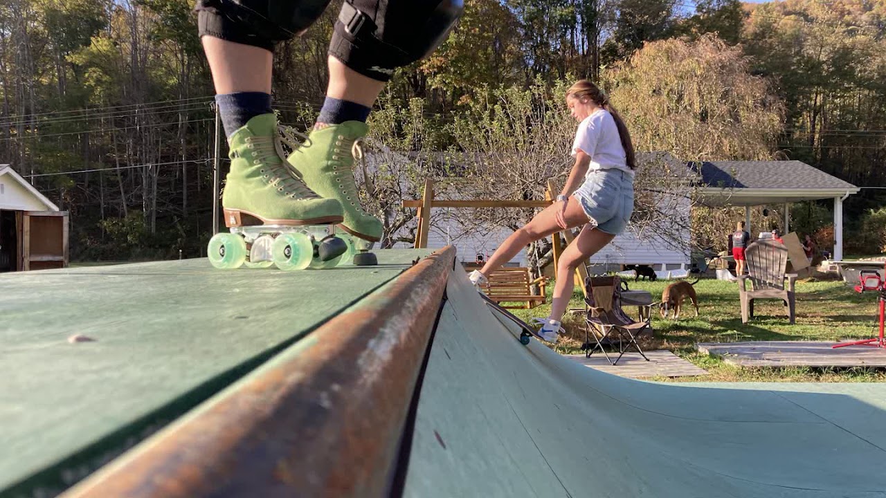 Ashley Galleher on Ladies Skate Night - Boone, NC - YouTube
