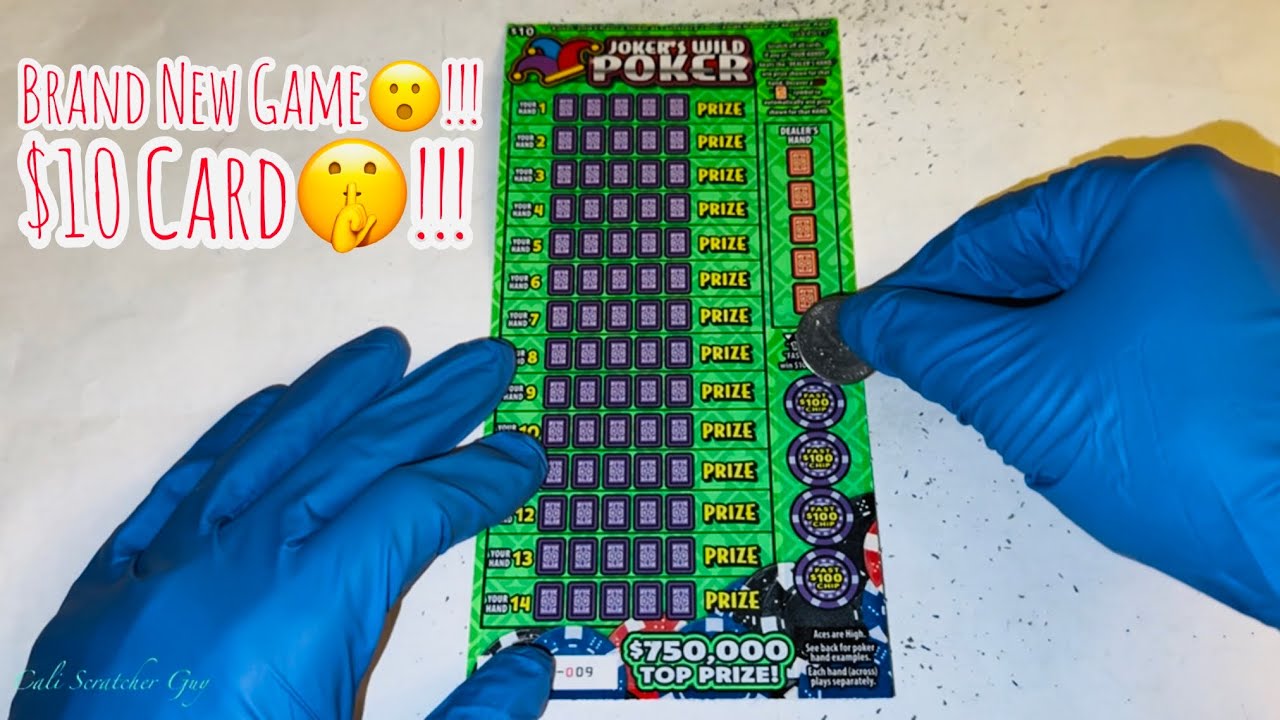TRYING OUT BRAND NEW $10 JOKER’S WILD POKER CALIFORNIA LOTTERY ...