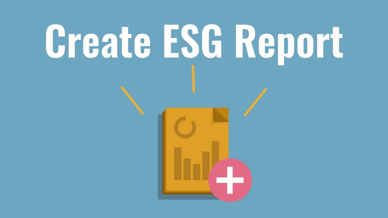 How to Create an ESG Report - YouTube